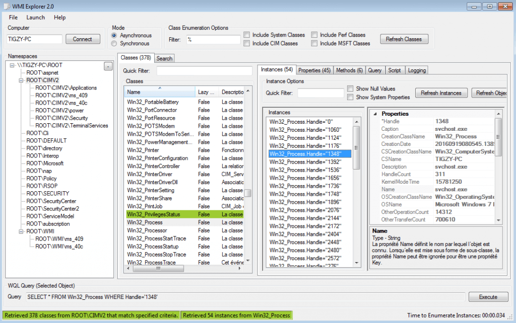 RogueKiller, Inside WMI Scanner • Adlice Software