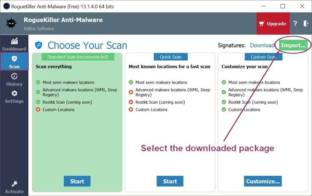 Signatures Update - Adlice Software